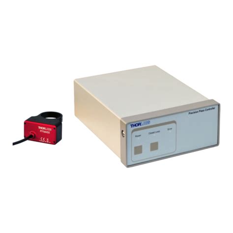 Thorlabs Kinesis Pfm450e User Manual Pdf Download Manualslib