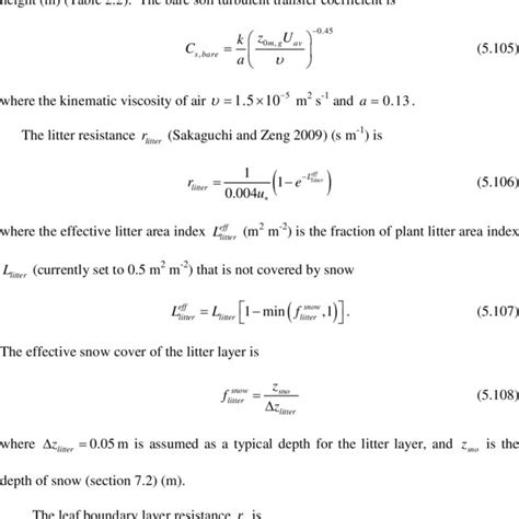 Pdf Technical Description Of Version 40 Of The Community Land Model Clm