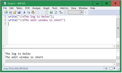 Embedded Log On Right Jmp User Community
