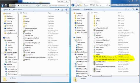 Zip File Differences In Yellow Elearning