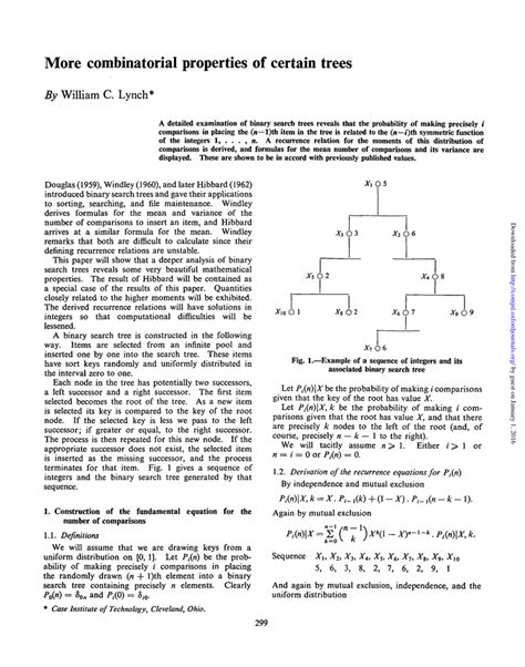 Pdf More Combinatorial Properties Of Certain Trees