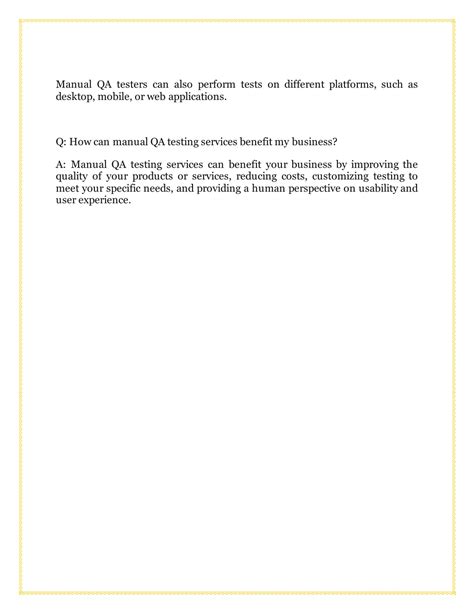 PPT Manual QA Services Quality Assurance For Your Business PowerPoint Presentation ID 12142942