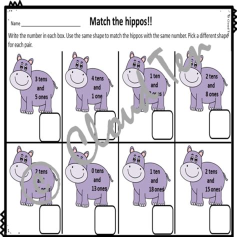 Composing And Decomposing Numbers Worksheets Classful