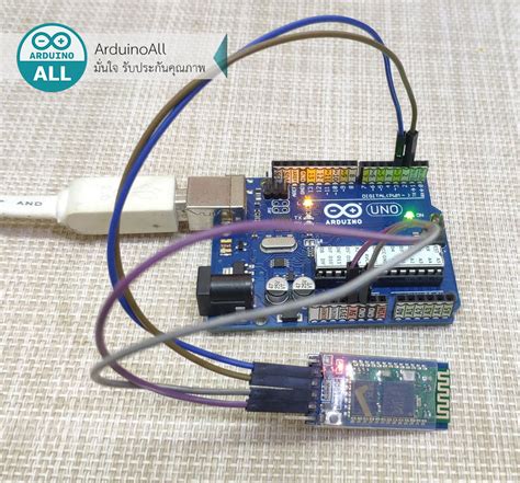 44 สอนใช้งานเชื่อมต่อ bluetooth module hc05 กับ application ในมือถือ arduinoall ขาย arduino