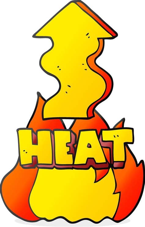 Freehand Drawn Cartoon Heat Rising 11858392 Vector Art At Vecteezy