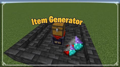 Item Generator Addon For Minecraft