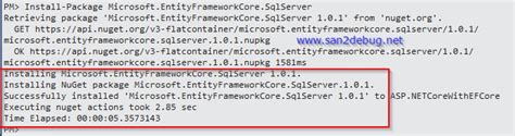 Getting Started With Aspnet Core Ef Core Using Sql Server On Windows