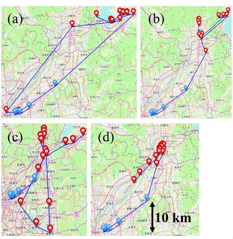 Examples Of Model Generated Individual Daily Trajectories From The Same