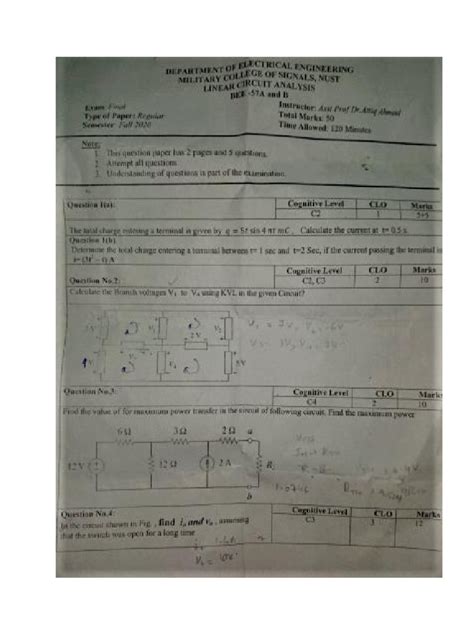 Linear Circuit Analysis 2020 Pdf