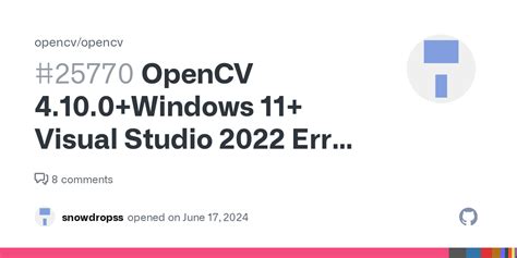 OpenCV Windows Visual Studio Error Running In Release Mode Issue