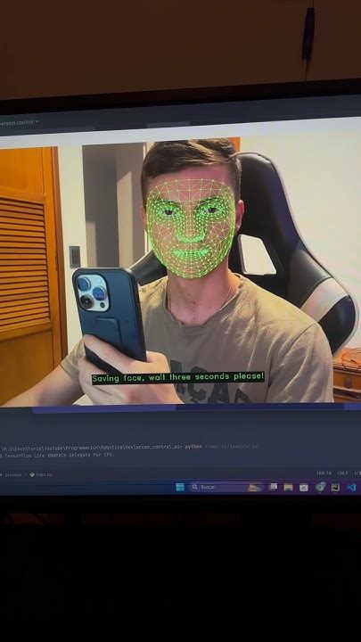 Control De Acceso Inteligente 🦾💙 Computervision Python Robotic