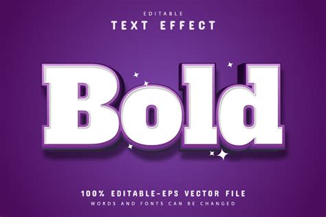 Purple Bold Text Effect Graphic By Aglonemadesign · Creative Fabrica
