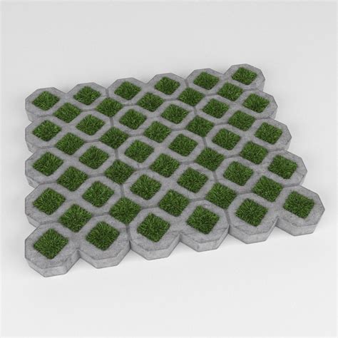 Grass Pavers 2 3d Model 49 Max Free3d
