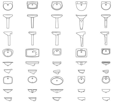 Wash Basin Elevation Design Cad Sanitary Block Detail In Dwg File