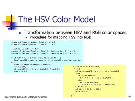 Computer Graphics Chapter 12 Color Models And Color