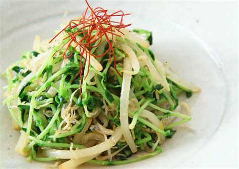 豆苗とじゃこのナムル ｜ レシピ詳細 ｜ Hattori Diner 服部学園オリジナルレシピ