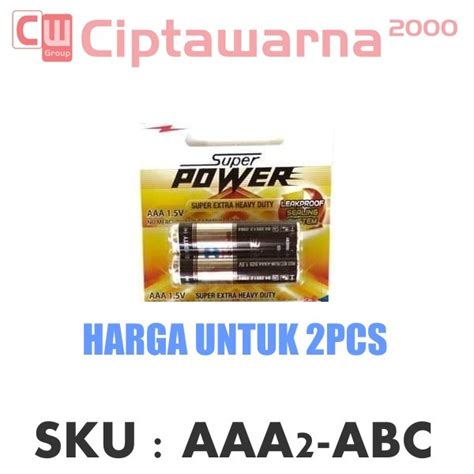 Jual Baterai Aaa Abc Super Power Isi Pcs Aaa Shopee Indonesia