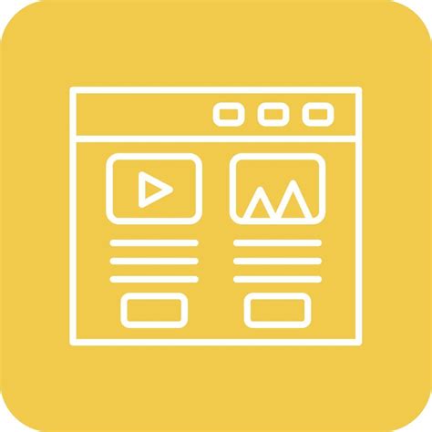 Brand Line Round Corner Background Icons 14640463 Vector Art At Vecteezy