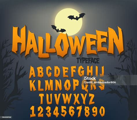 할로윈 글꼴 원래 서체 무서운 소름 알파벳 더러운 편지 휴일 파티에 대한 벡터 할로윈에 대한 스톡 벡터 아트 및 기타 이미지 할로윈 컴퓨터 글자 배경 주제 Istock