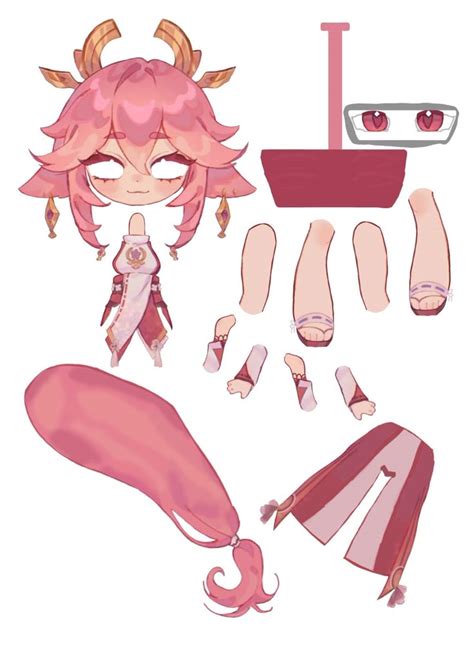 Pin By Karthika Soman On Print Moving Dolls Paper Doll Template Cute Kawaii Drawings