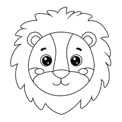 Planse De Colorat Cu Leu Desene De Colorat