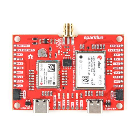 SparkFun GNSS Combo Breakout ZED F P NEO D S Qwiic Unmanned Tech Shop