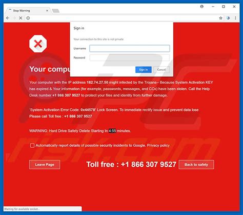 Your Computer Might Be Infected By Trojans Pop Up Scam Removal And