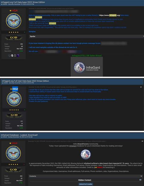 Sale Or No Sale Hacker Leaks FBIs InfraGard Database Online