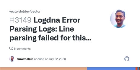 Logdna Error Parsing Logs Line Parsing Failed For This Line Metaimage Not Object · Issue