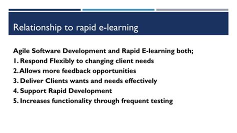 Agile Software Development Methodology Odp