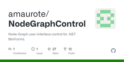GitHub Amaurote NodeGraphControl Node Graph User Interface Control