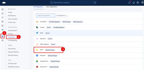 How To Back Up Web Applications To Sftp Storage Runcloud Docs