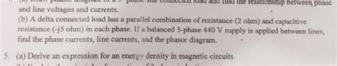 And Line Voltages And Currentsb A Delta Connected Load Has A Parallel