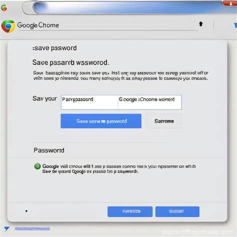 Google Chrome Save Password Screen Stable Diffusion Online