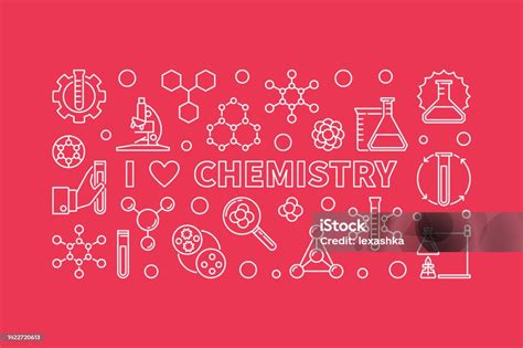 나는 화학 배너를 좋아한다 벡터 케미칼 라인 일러스트 레이 션 개념에 대한 스톡 벡터 아트 및 기타 이미지 개념 개발 검사 보기 Istock