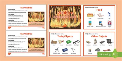 FREE Wildfires Discussion And Decision Making Activity
