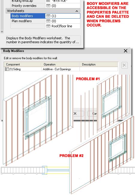 AutoCAD Architecture Body Modifiers For Seams