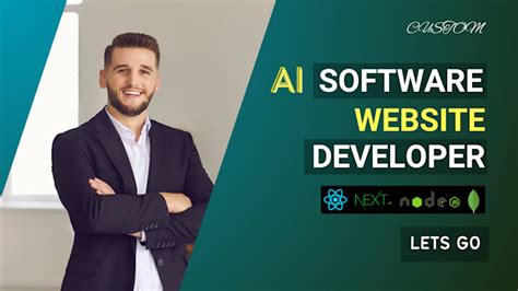 Do Custom Ai Software Full Stack Web Application Developer By