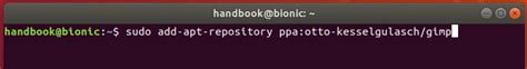 how to install gimp 2 10 in ubuntu 18 04 17 10 via ppa ubuntuhandbook