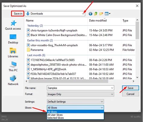 How To Export Slice In Photoshop Web Png And  Files