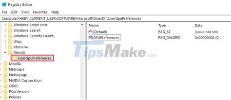 Steps To Backup GPU Settings For Windows 10 Apps