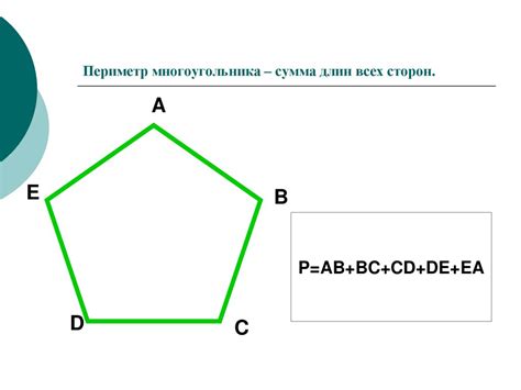 Периметр многоугольника презентация онлайн