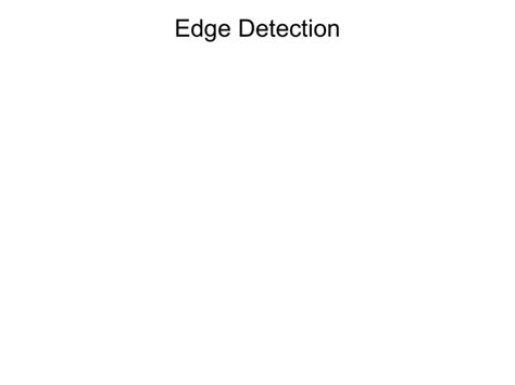 Computer Vision Edge Detection