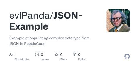 GitHub EvlPanda JSON Example Example Of Populating Complex Data Type From JSON In PeopleCode