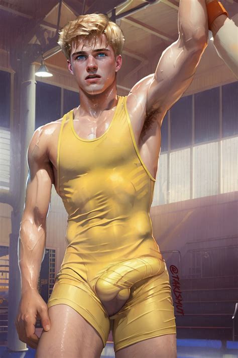 Rule 34 1boy Ai Generated Armpit Hair Armpits Athlete Big Bulge