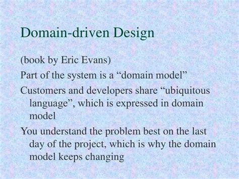 PPT Domain Driven Design PowerPoint Presentation Free Download ID 589528