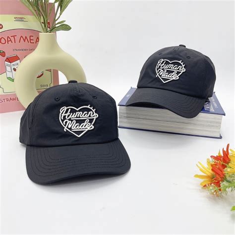 Human Made 5panel Nylon Cap Black Shopee Thailand