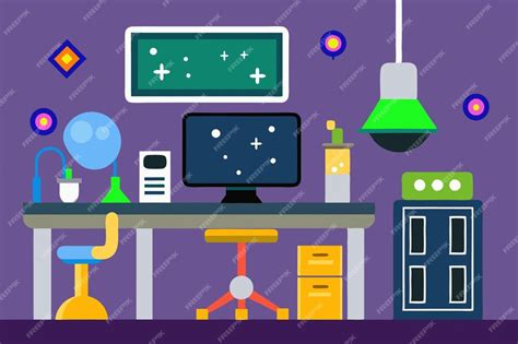 Premium Vector Lab Space For Coding And Programming Exercises Vector