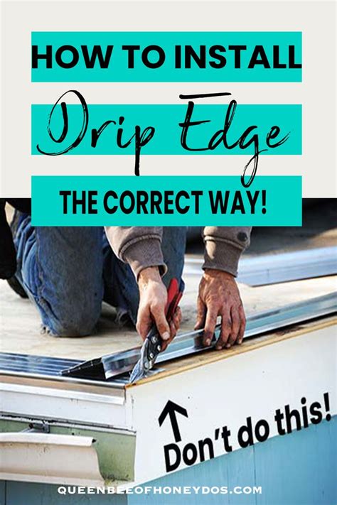 How To Install Drip Edge The Proper Way Construccion Instalacion Bricolaje