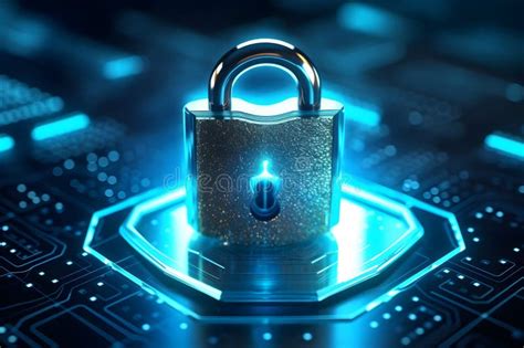 Secure Data Processing Concep Stock Illustrations 4 Secure Data